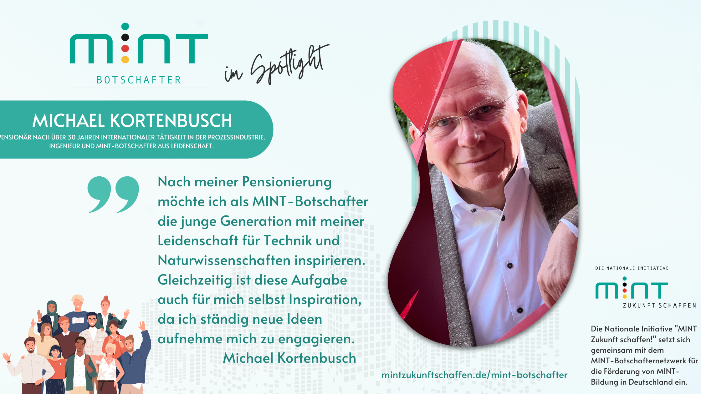 MINT-Botschafter Michael Kortenbusch im Interview – MINT Zukunft schaffen!