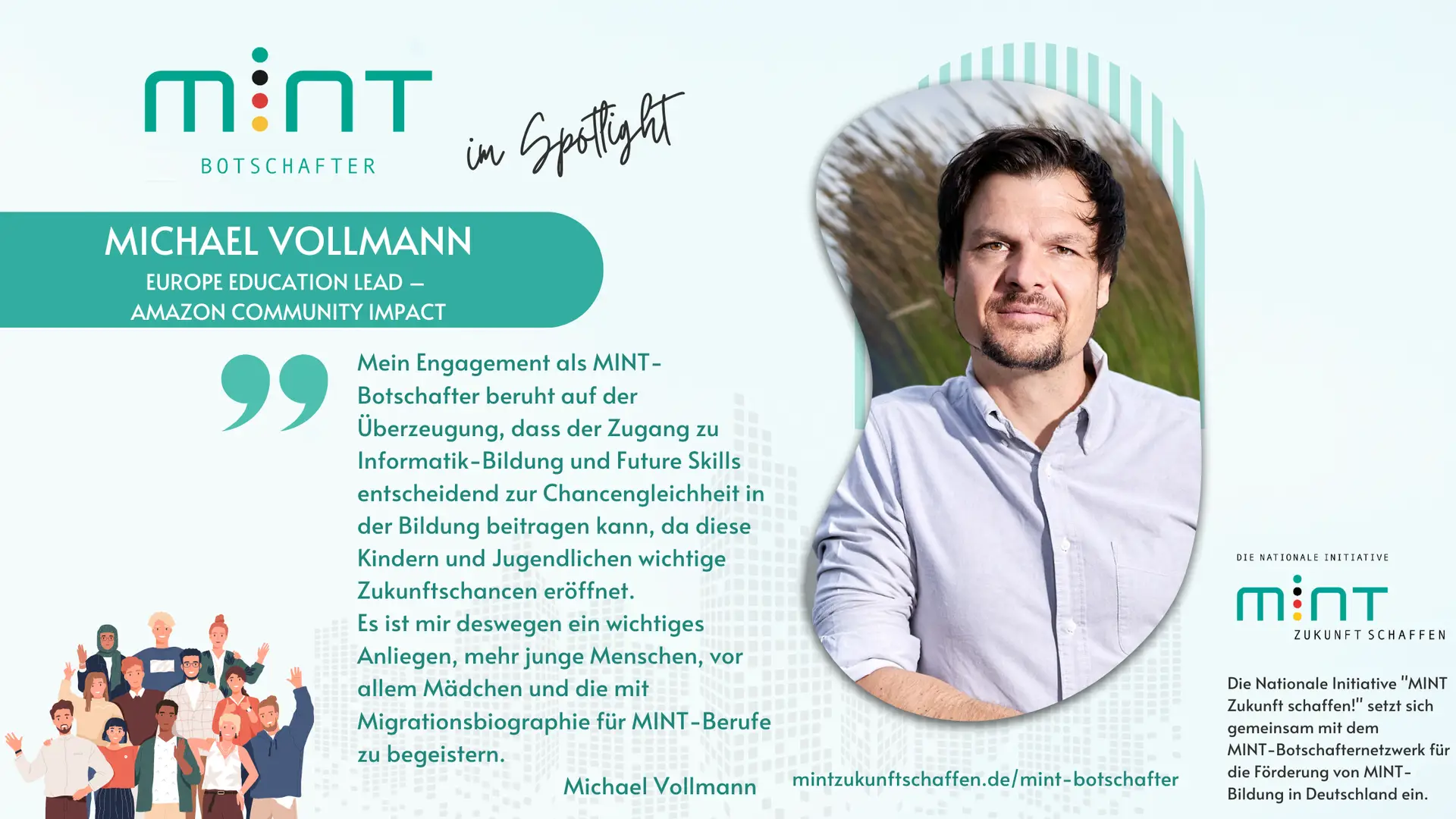 MINT-Botschafter Michael Vollmann im Interview – MINT Zukunft schaffen!